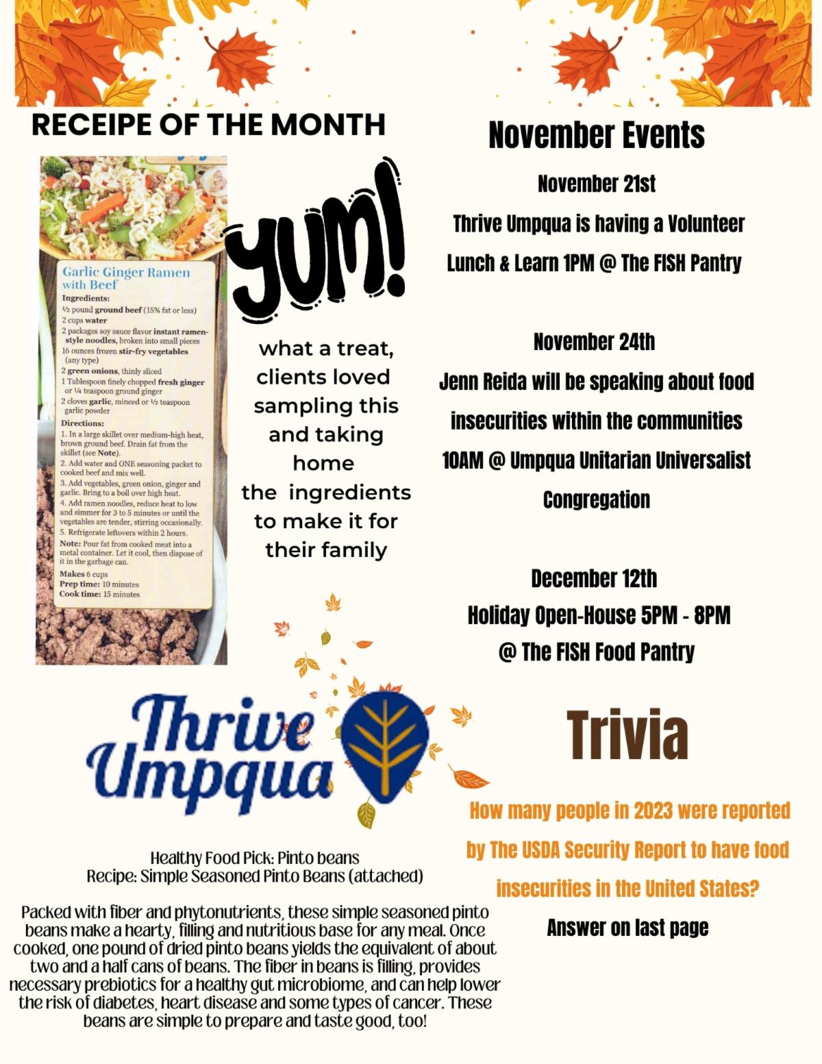 FISH Newsletters - The FISH Food Pantry